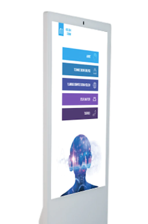 55-Inch Double Sided Touchscreen Kiosk